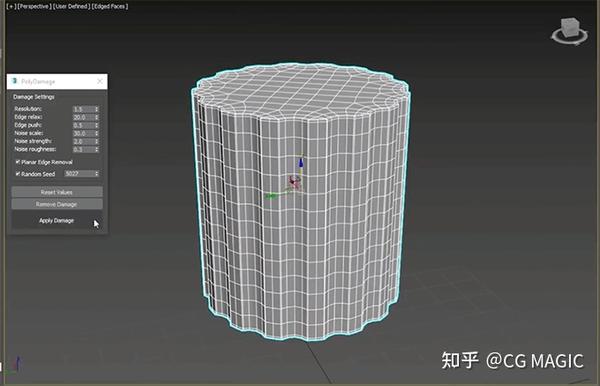 Max快速破损插件Poly Damage，一键生成0压力 - 知乎