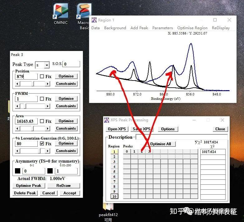 xpspeak双峰拟合基本操作（以镍为例） - 知乎