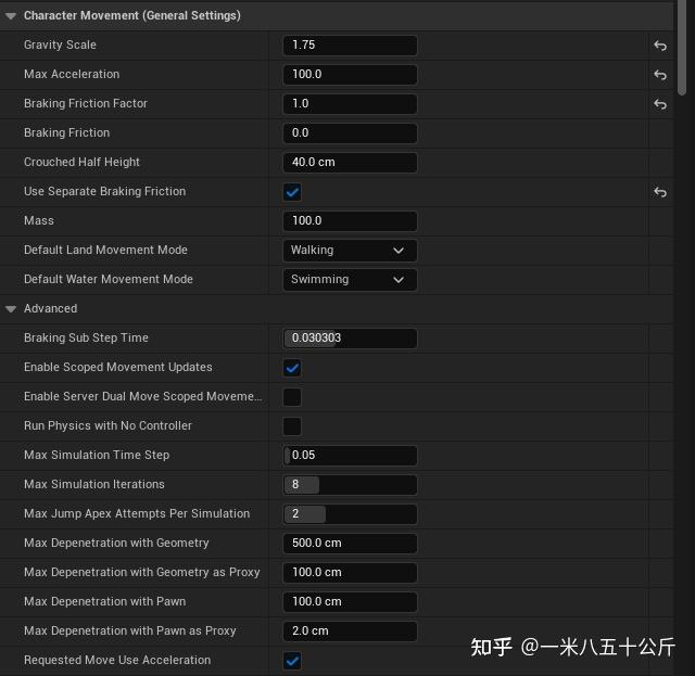 Character类和 Character Movement（UE5学习笔记6） - 知乎
