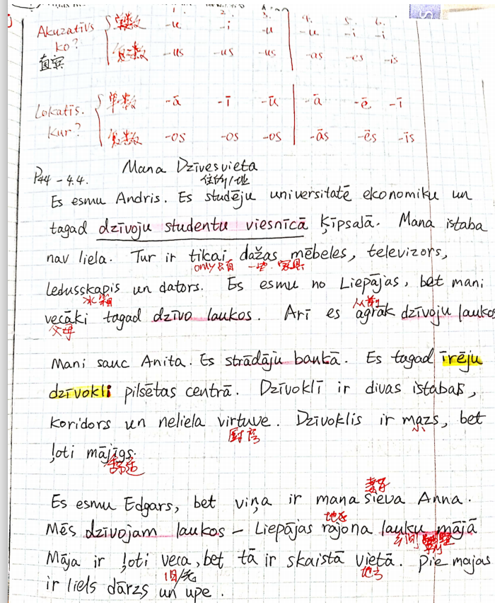 LAIPA A1 Unit4 Mana māja un ģimene （2021年11月2日-11月6日） - 知乎