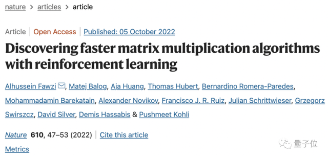 AlphaTensor横空出世！打破矩阵乘法计算速度50年纪录，DeepMind新研究再刷Nature封面，详细算法已开源 - 知乎