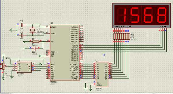 基于ADC0832的电位器数值显示 - 知乎