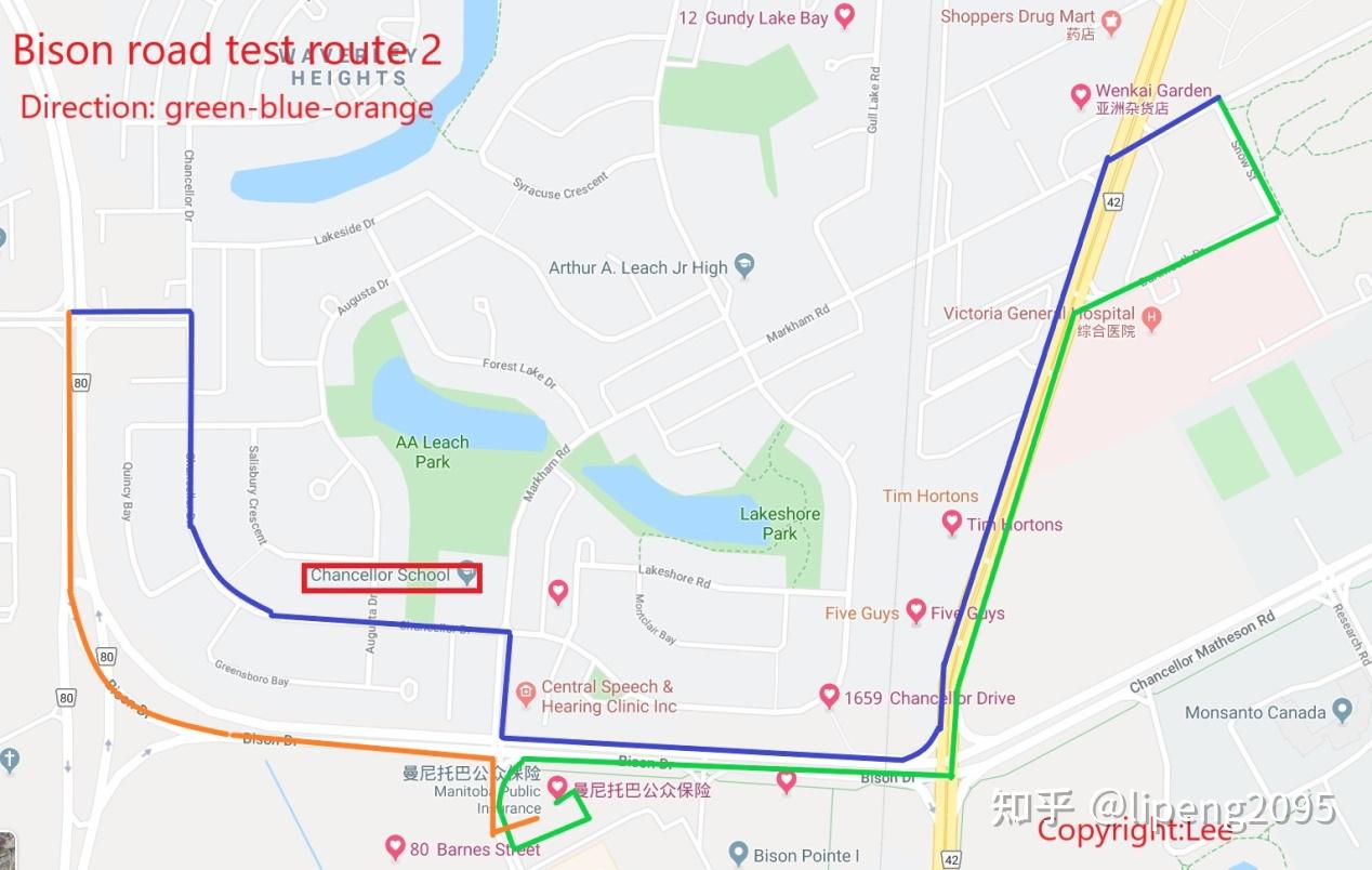 加拿大曼省温尼伯MPI路考线路最全视频集锦 - 知乎