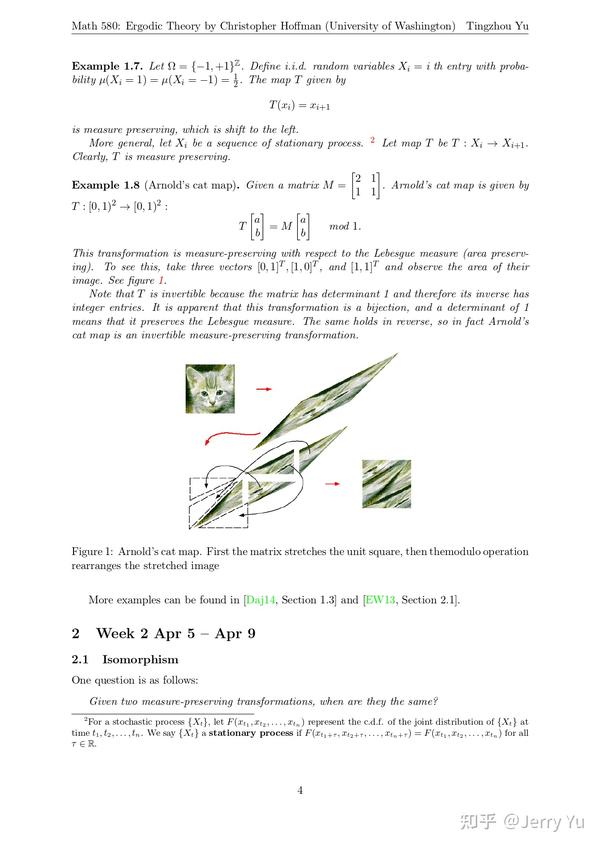 遍历论(Ergodic theory)讲义 Week 2 - 知乎
