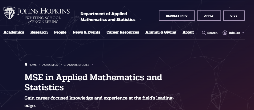 2023 VH Offer | JHU的应用数学与统计硕士offer！ - 知乎
