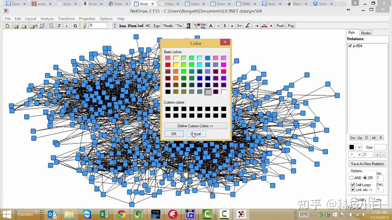 UCINet网络分析的先进工具 - 知乎