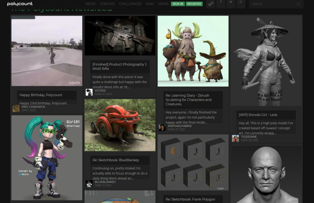 20个CG大佬必备的行业网站 - 知乎