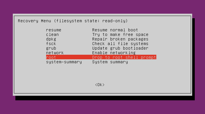 详解在 Ubuntu 中引导到救援模式或紧急模式 | Linux 中国 - 知乎