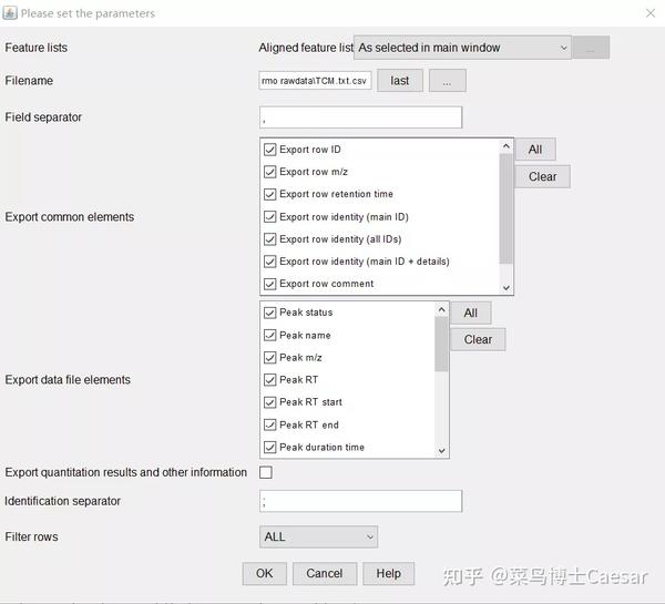 MZmine 2-代谢组学数据处理软件教程 - 知乎