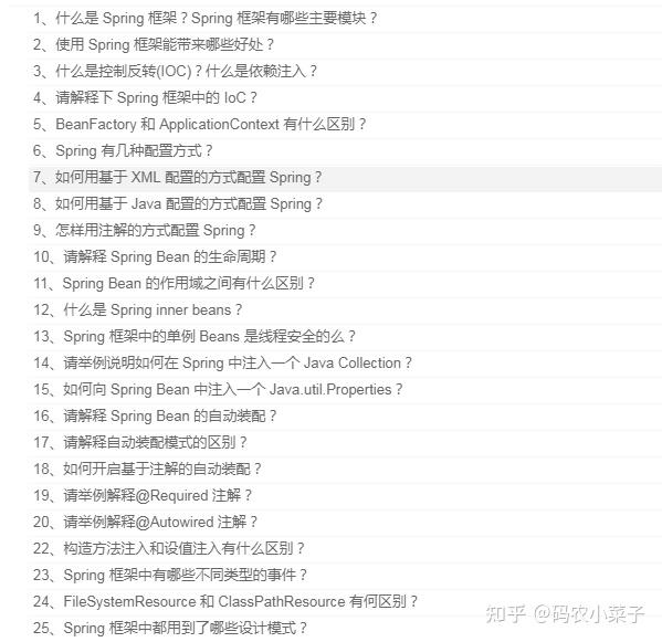 Java最全面试合集，面试不再担心！ 知乎