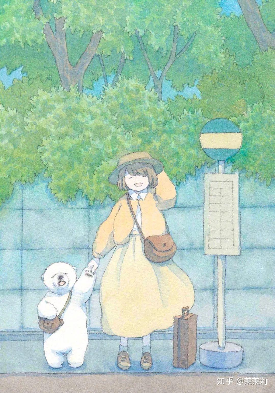 北极熊与少女，陪伴是最长情的告白 しろさめ作品 Twi:shiroiame_yuki - 知乎