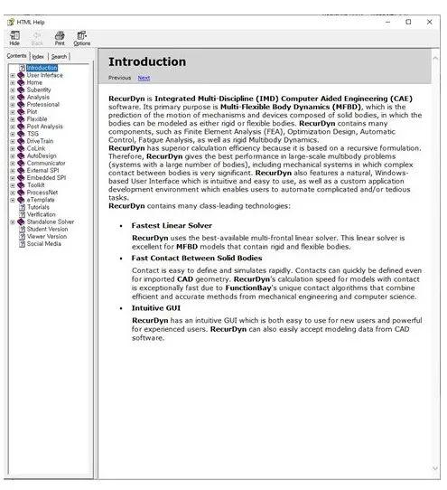 RecurDyn 新手入门指导 - 知乎