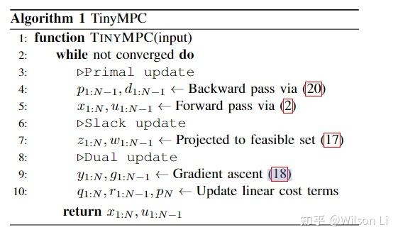 TinyMPC: Model-Predictive Control on Resource-Constrained Microcontrollers - 知乎