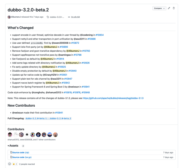 Dubbo 3.1.3、3.2.0-beta.2 正式发布 - 知乎