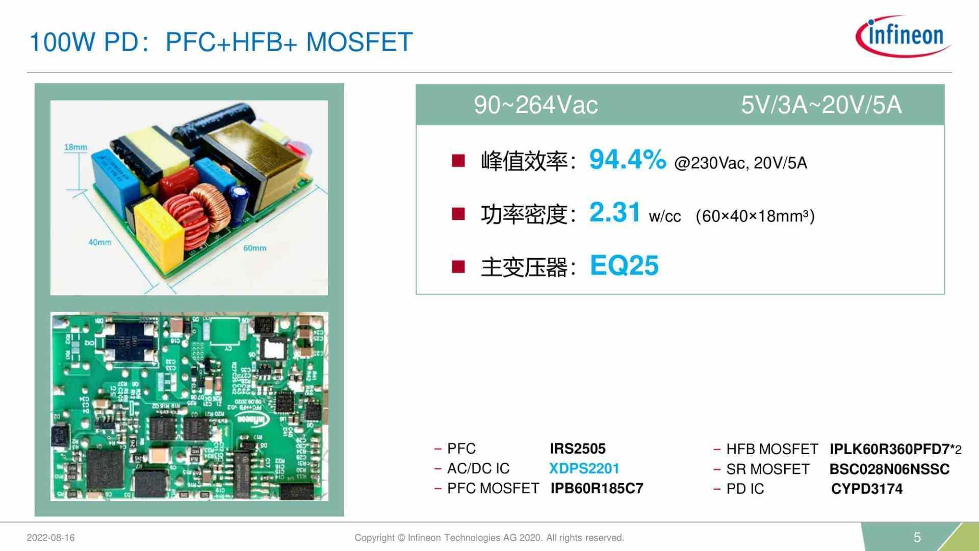 英飞凌推出二合一控制器XDPS2201，集成PFC+HFB控制 - 知乎