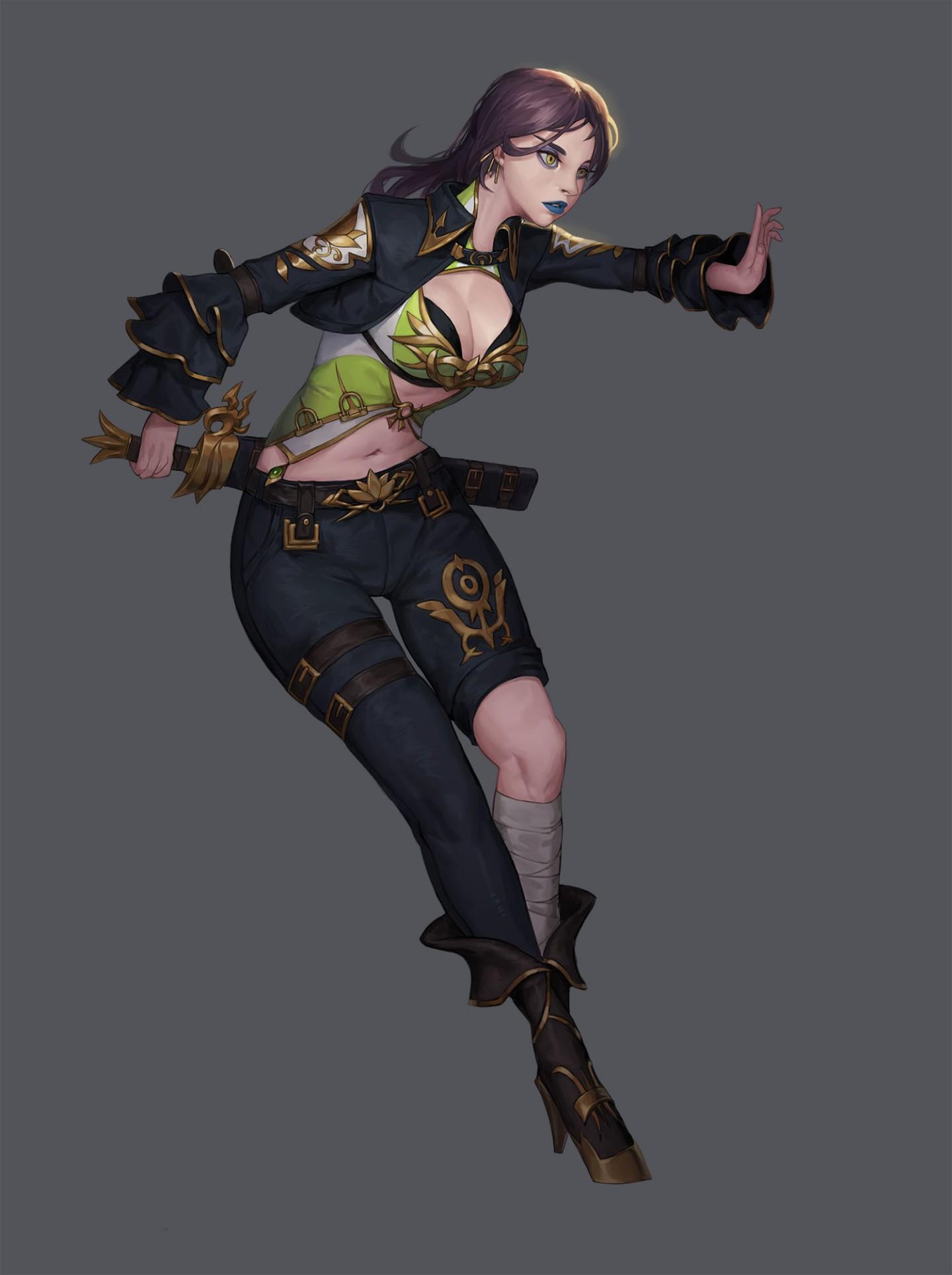 【元素推荐】韩国画师Cotta -作品欣赏130p 韩风角色 美女 - 知乎