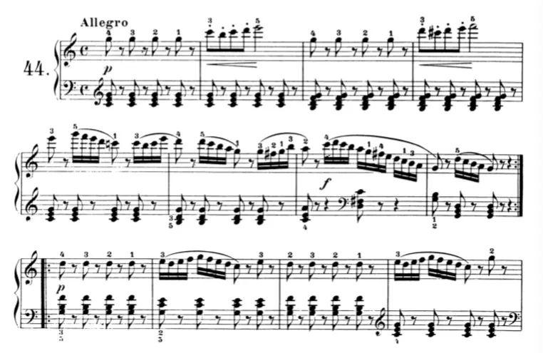 盘点车尔尼599必练曲目（附全套乐谱） - 知乎