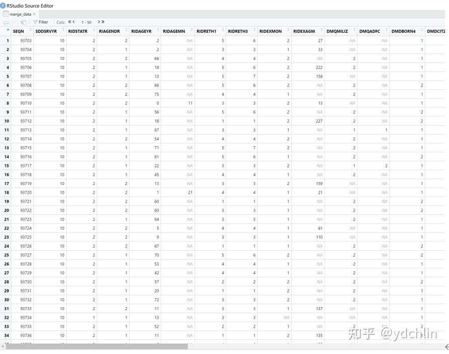 NHANES数据库介绍及R语言数据提取详细步骤（图文详解） - 知乎
