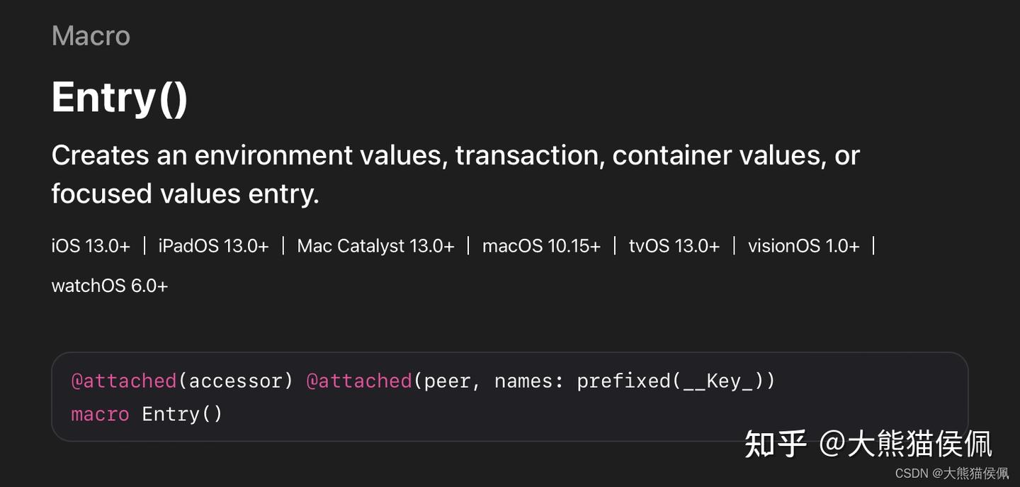 SwiftUI 6.0（Xcode 16）全新 @Entry 和 @Previewable 宏让开发妙趣横生 - 知乎