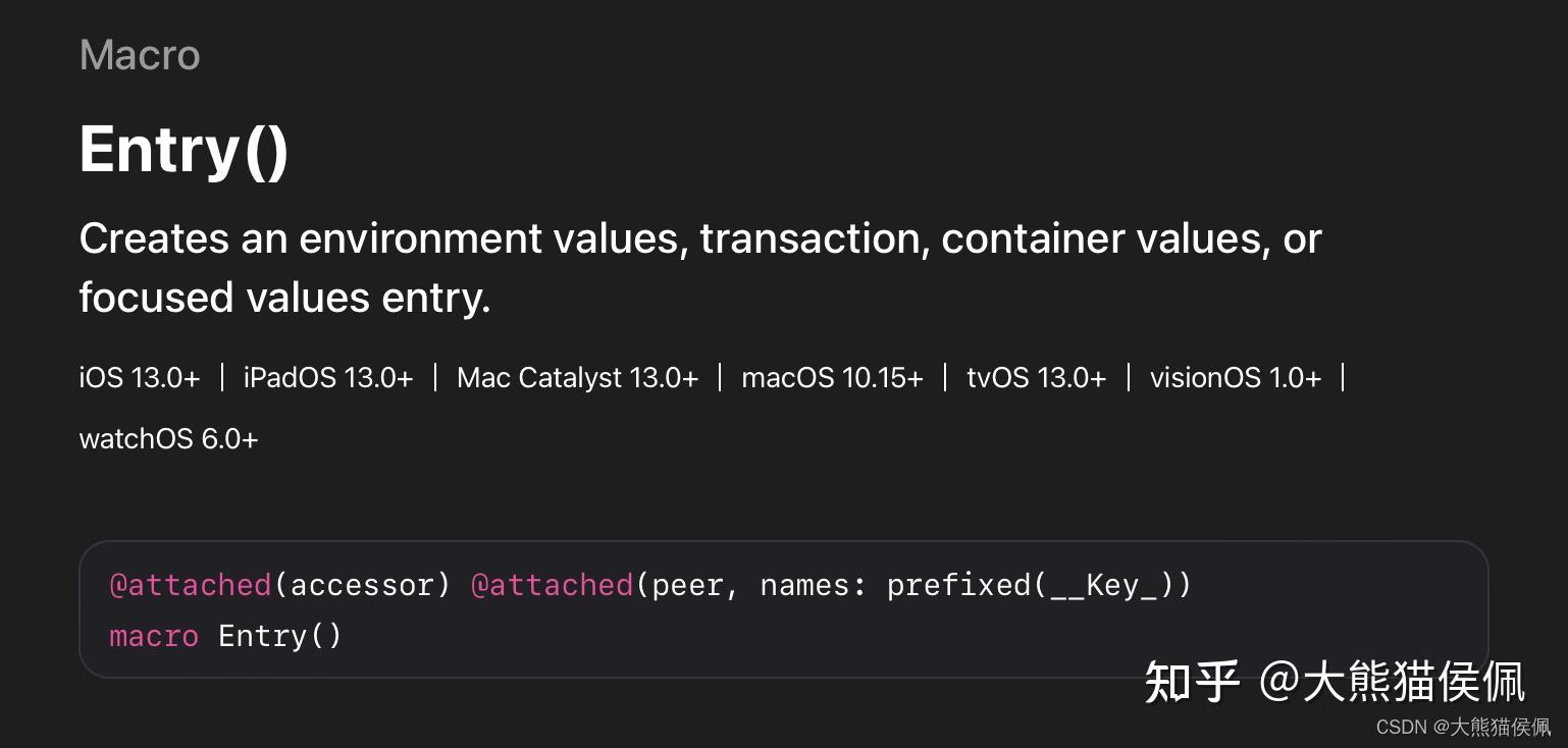 SwiftUI 6.0（Xcode 16）全新 @Entry 和 @Previewable 宏让开发妙趣横生 - 知乎