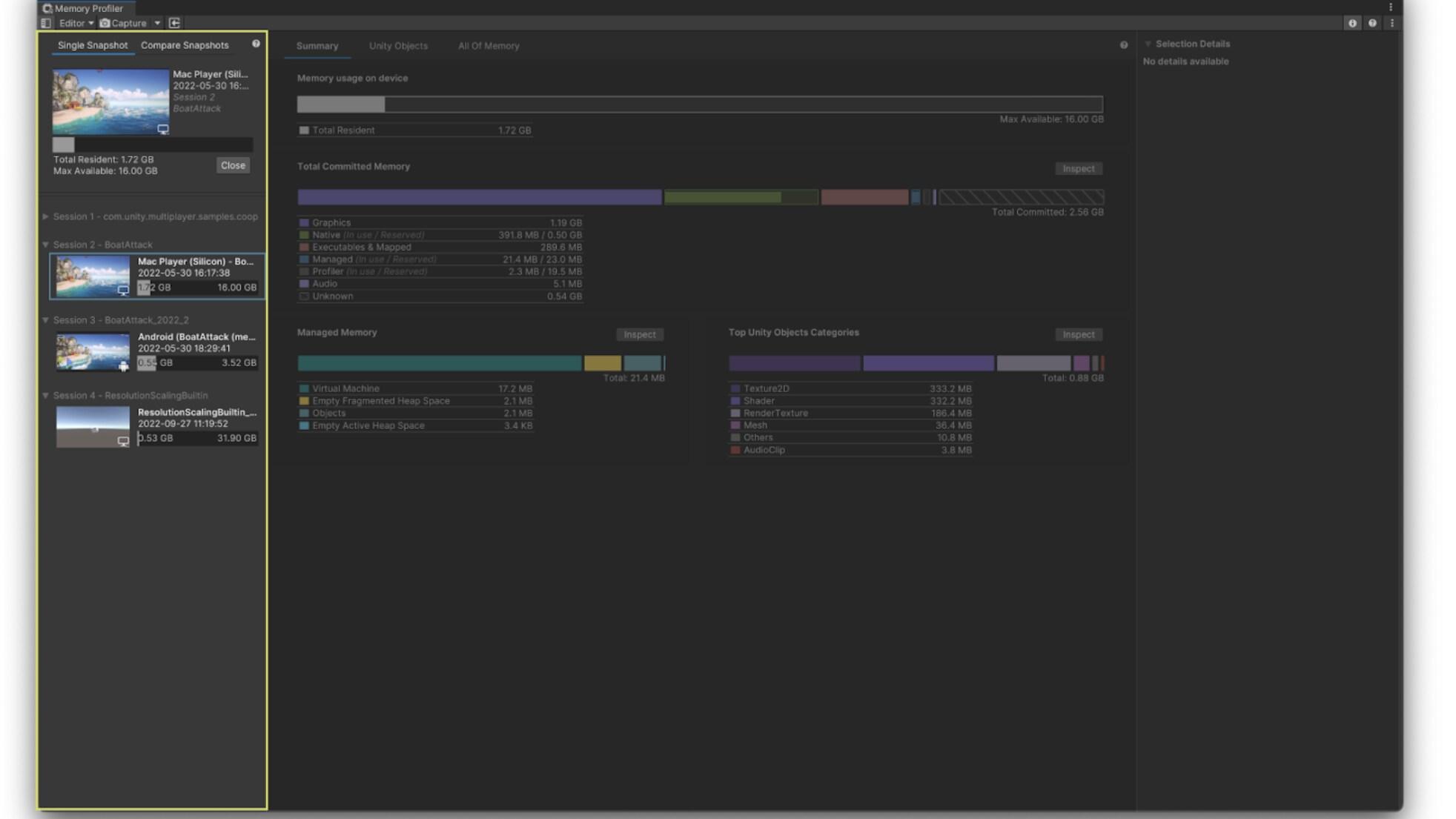 Memory Profiler（内存分析器）1.0.0版全面介绍 - 知乎