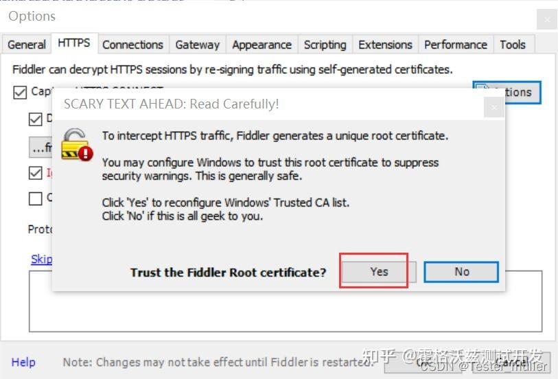 接口测试|Fiddler抓包设置及证书配置 - 知乎