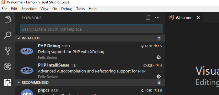 使用VSCode写PHP - 知乎