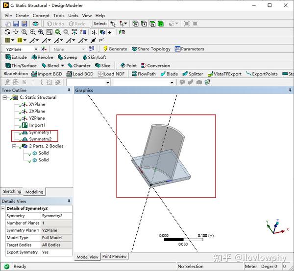 ansys workbench 对称设置 - 知乎