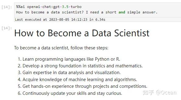 JupyterAI上手初体验，魔法命令加知识库玩花活 - 知乎