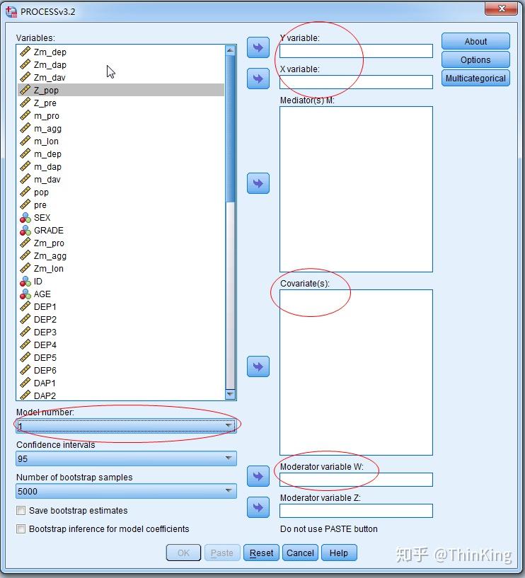 SPSS调节作用之 回归分析 & Hayes's Process Model 1 - 知乎