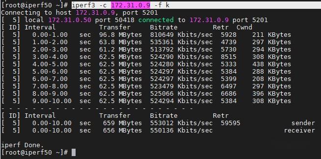 iperf3网络打流测试 - 知乎