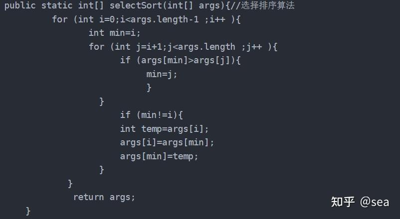 Java中运用数组的四种排序方法 - 知乎