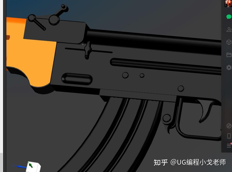 AK47步枪UGNX造型，制作步骤和成品图档，有想用来练习的吗？ - 知乎