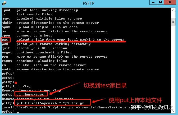 Putty上传工具psftp - 知乎