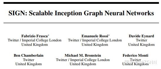 SIGN: Scalable Inception Graph Neural Networks - 知乎