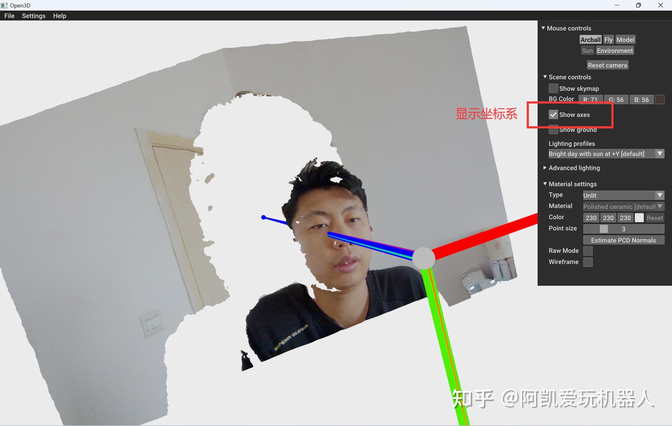 Open3D可视化窗口点云预览(Windows) - 知乎