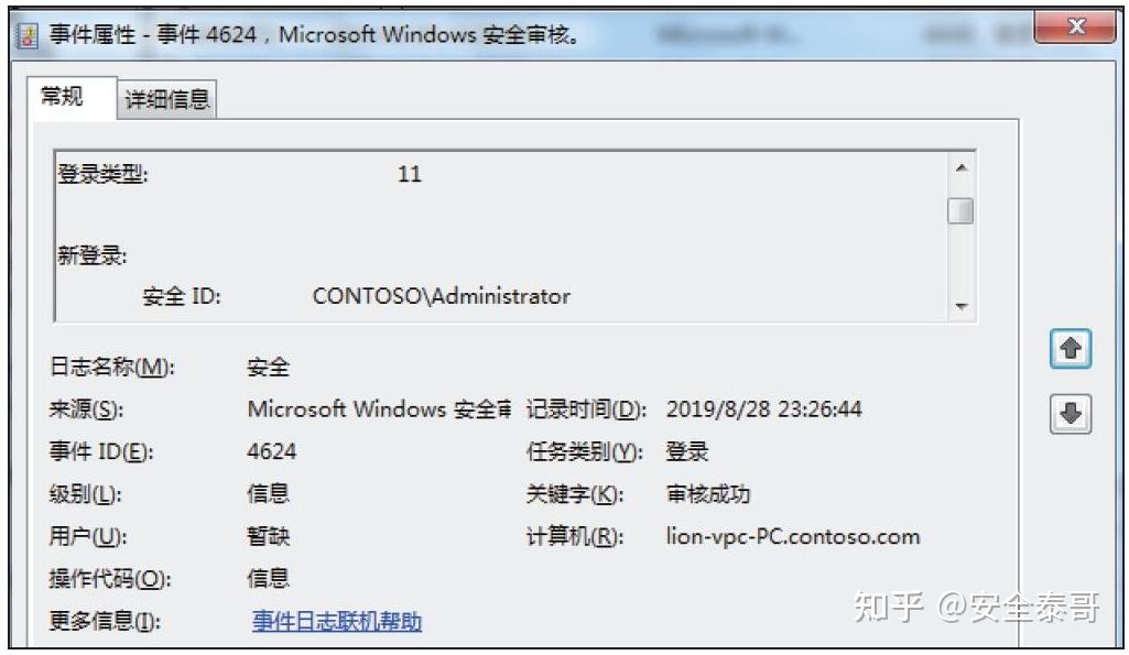 Windows 取证EVTX日志 - 知乎