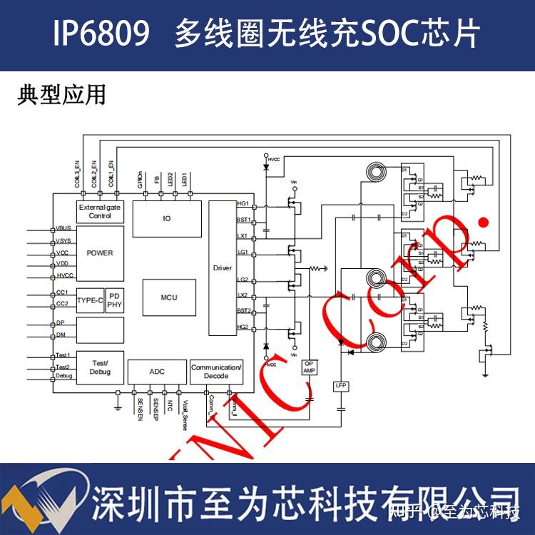 至为芯无线充电底座充电管理方案芯片IP6809的功能特征 - 知乎