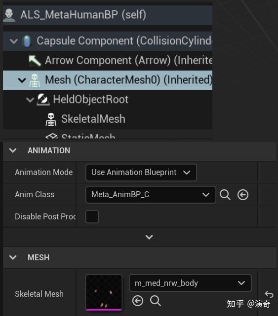 【UE4】Metahuman事项(角色导入引擎+ALS动画IK系统+Maya HumanIK动画重定向) - 知乎