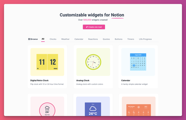 Notion 使用教程：Notion Widgets 小组件工具·盘点汇总 - 知乎