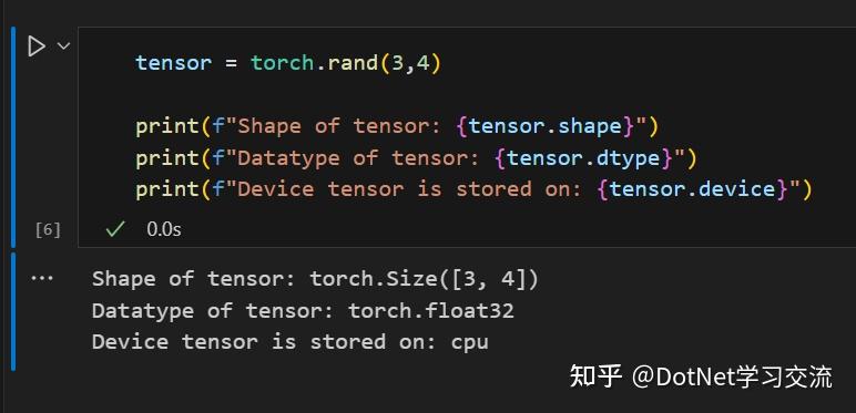 Pytorch入门—Tensors张量的学习 - 知乎