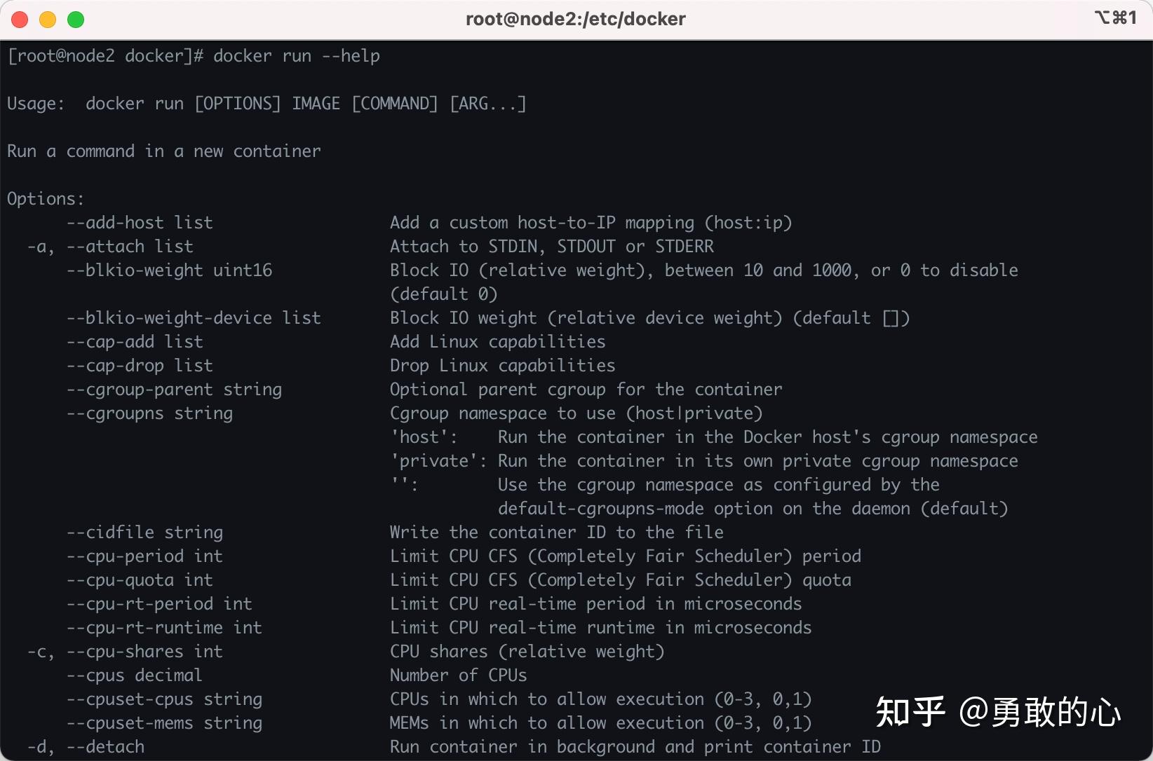 Docker从入门到精通（四）——常用命令 知乎 5723