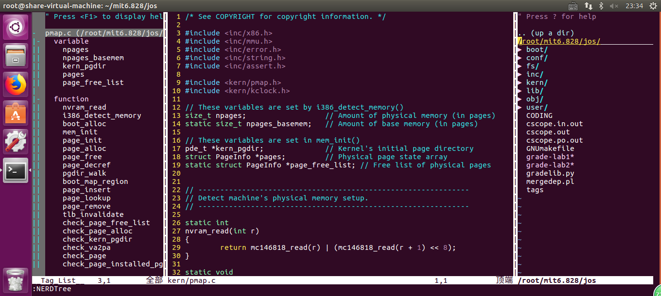 vim+ctags+cscope+Taglist+Nerdtree打造成sourceinsight - 知乎