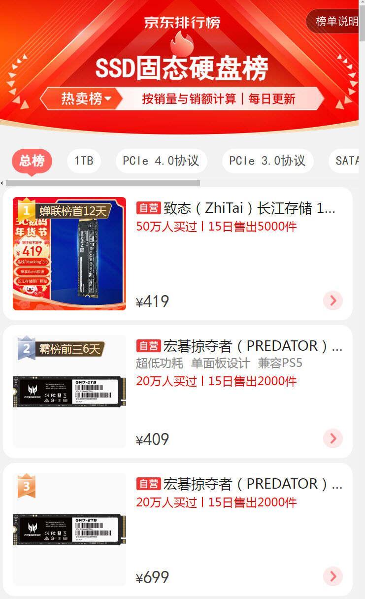 QLC颗粒已成主流？致态Ti600系列某东销量第一，打脸了多少人？ - 知乎