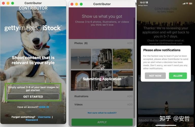 摄影相关：Contributor by Getty Images 注册和认证，Getty Images ，iStock 创作者平台 - 知乎