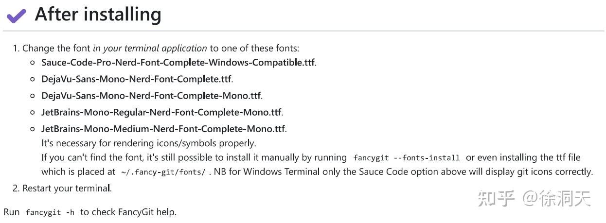 VSCode+fancy git命令行git icon无法显示解决方法 - 知乎