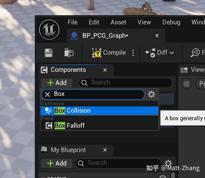 虚幻5.5《基于Actor的PCG组件搭建与碰撞事件》创建PCG-Graph，并设置碰撞Box Collision - 知乎