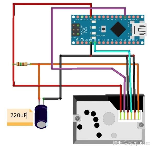 DIY空气质量检测仪-使用arduino连接pm2.5传感器 - 知乎
