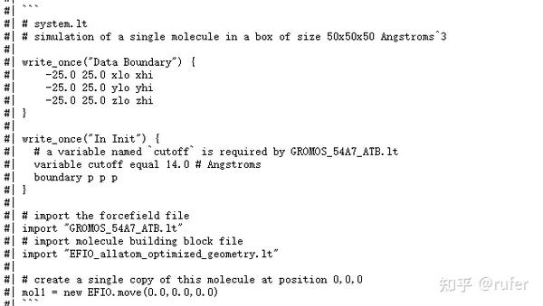 利用ATB数据库生成带力场参数lammps的data文件 - 知乎