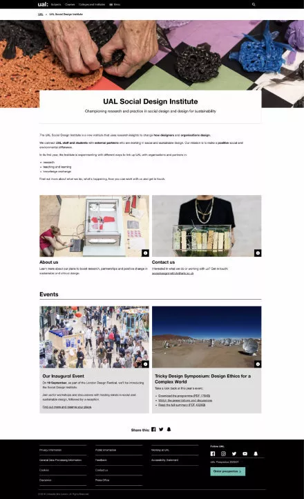 重磅消息丨 UAL新诞生的第八学院 ！带你深入解读Social Design！ - 知乎